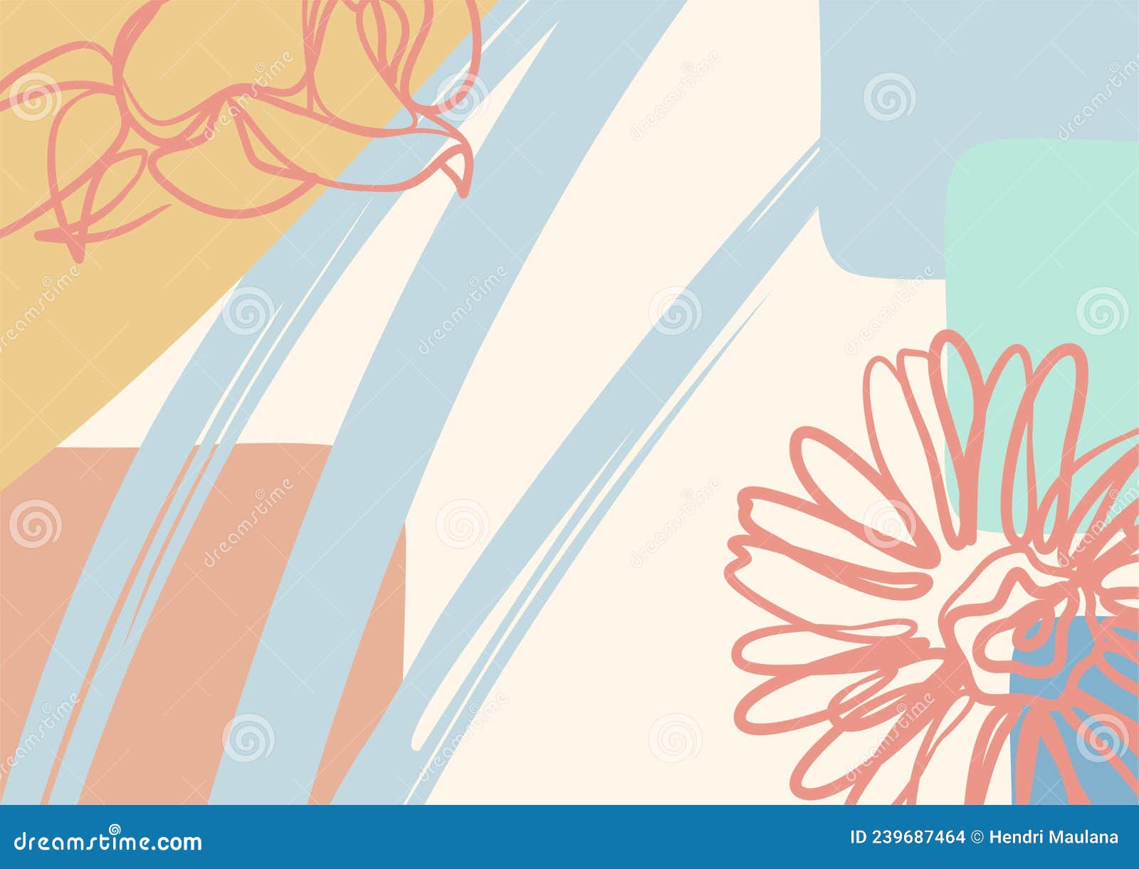 Abstract Shape Background Pastel Color Stock Vector - Illustration of ...