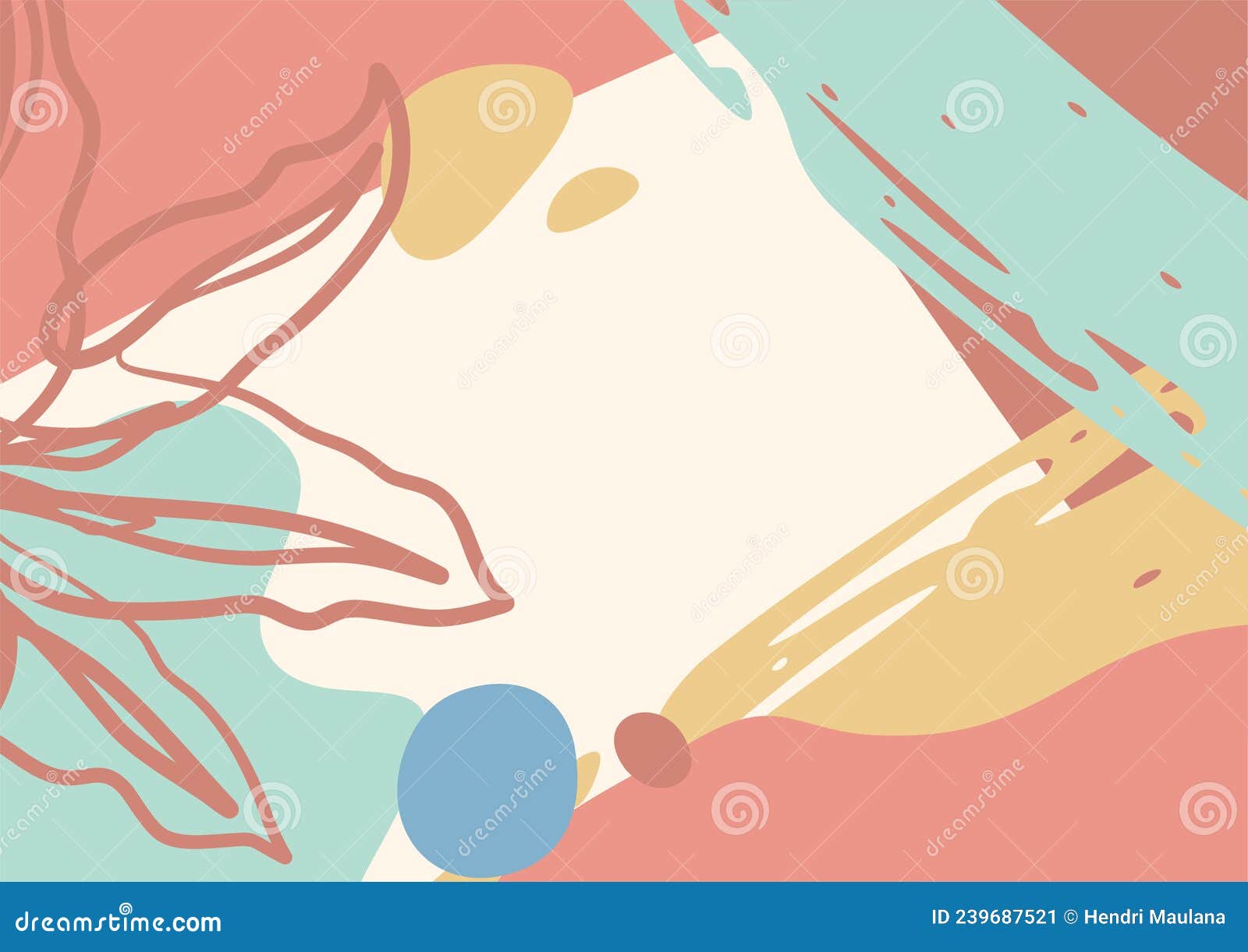 Abstract Shape Background Pastel Color Stock Vector - Illustration of ...