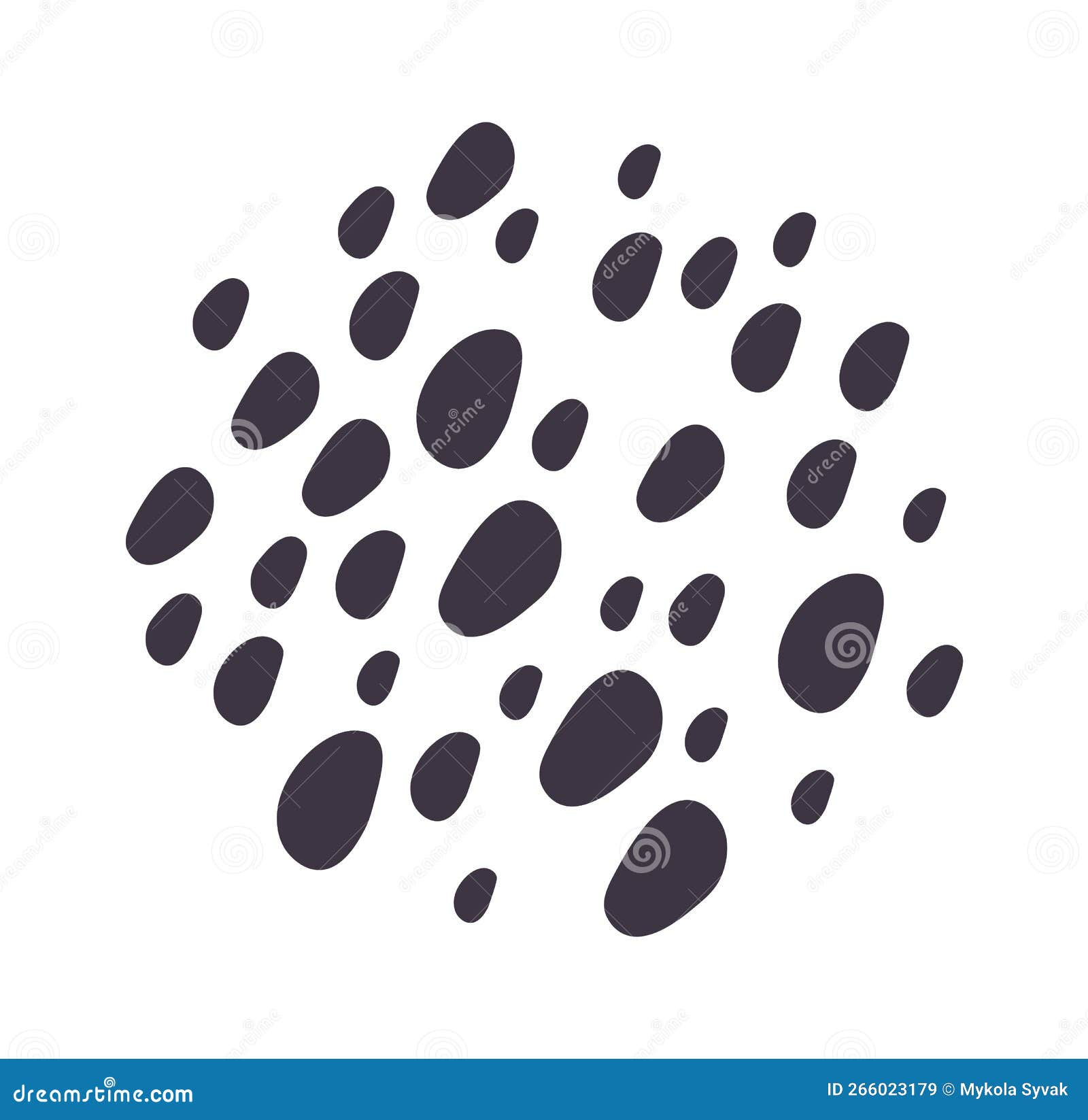 Abstract Shape Color Spots Design Element Stock Vector - Illustration ...
