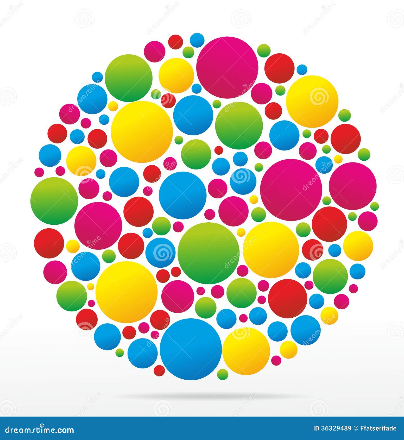 Abstract shape stock illustration. Illustration of balls - 36329489