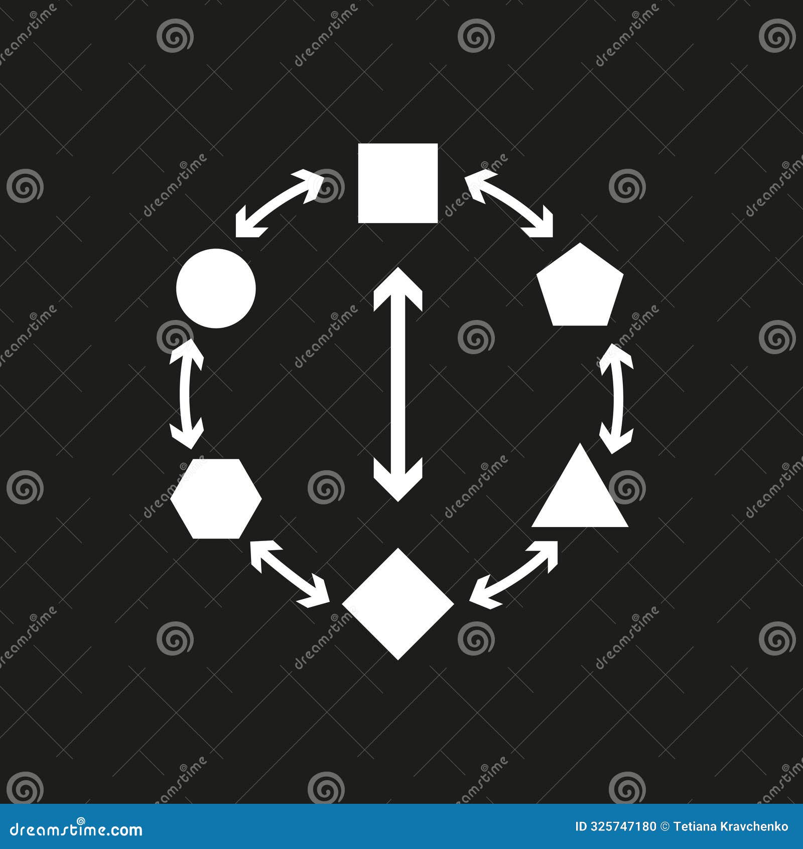Dna Sequence Map. White Genetic Data Visualization. Black Medical Gene ...