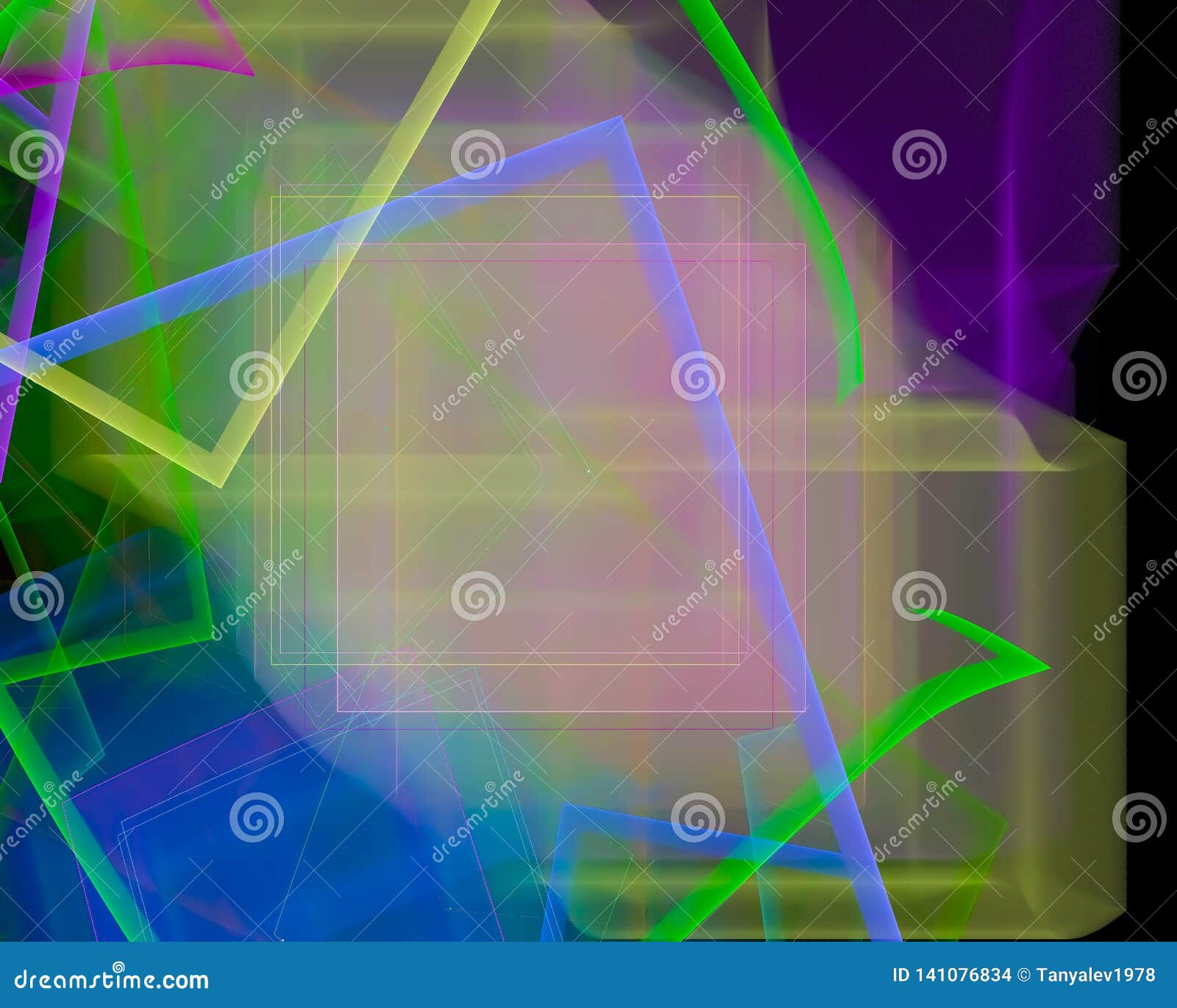 Abstract Shape Flow Imagination Soft Vibrant Effect Elegance Science ...