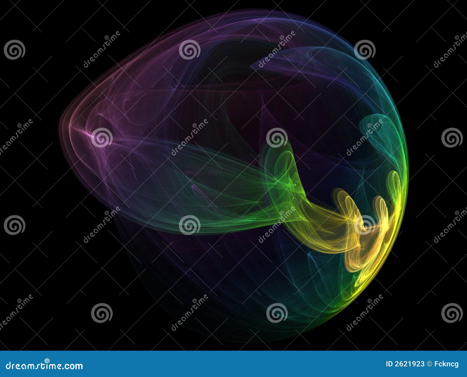 Abstract shape of lights stock illustration. Illustration of fantasy ...