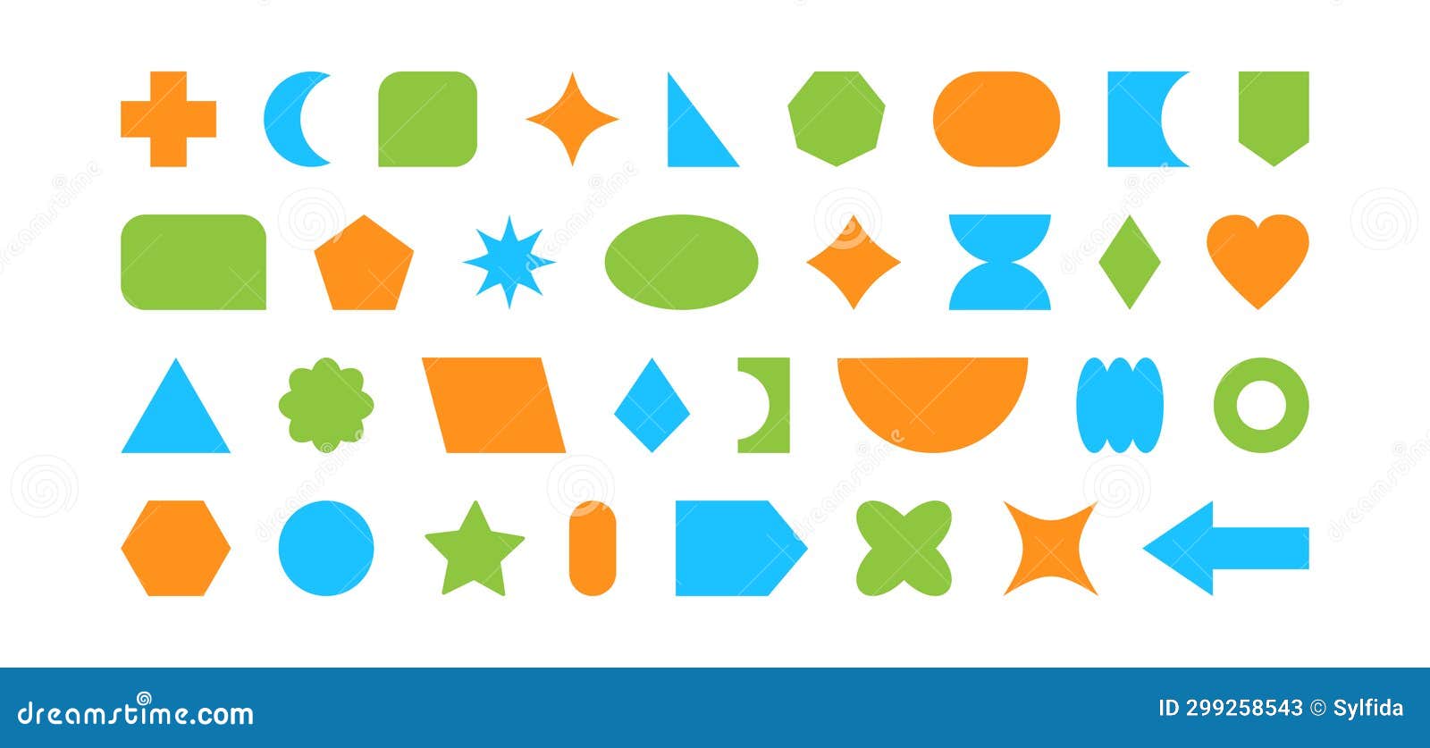 Abstract Shape, Retro Figure, Geometric Graphic Simple Vector Icon ...