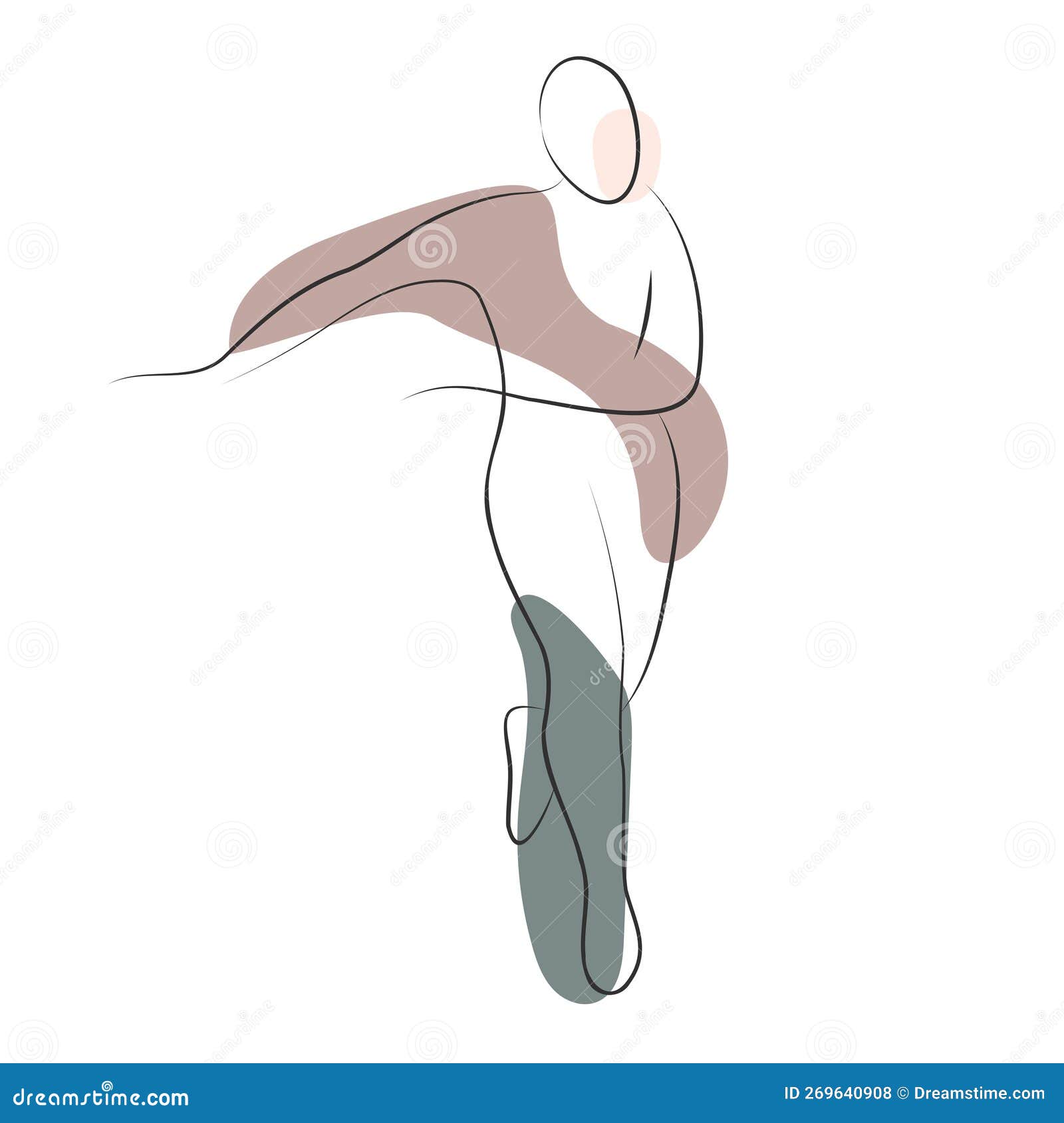 Abstract Shape of Running Human Stock Vector - Illustration of ...
