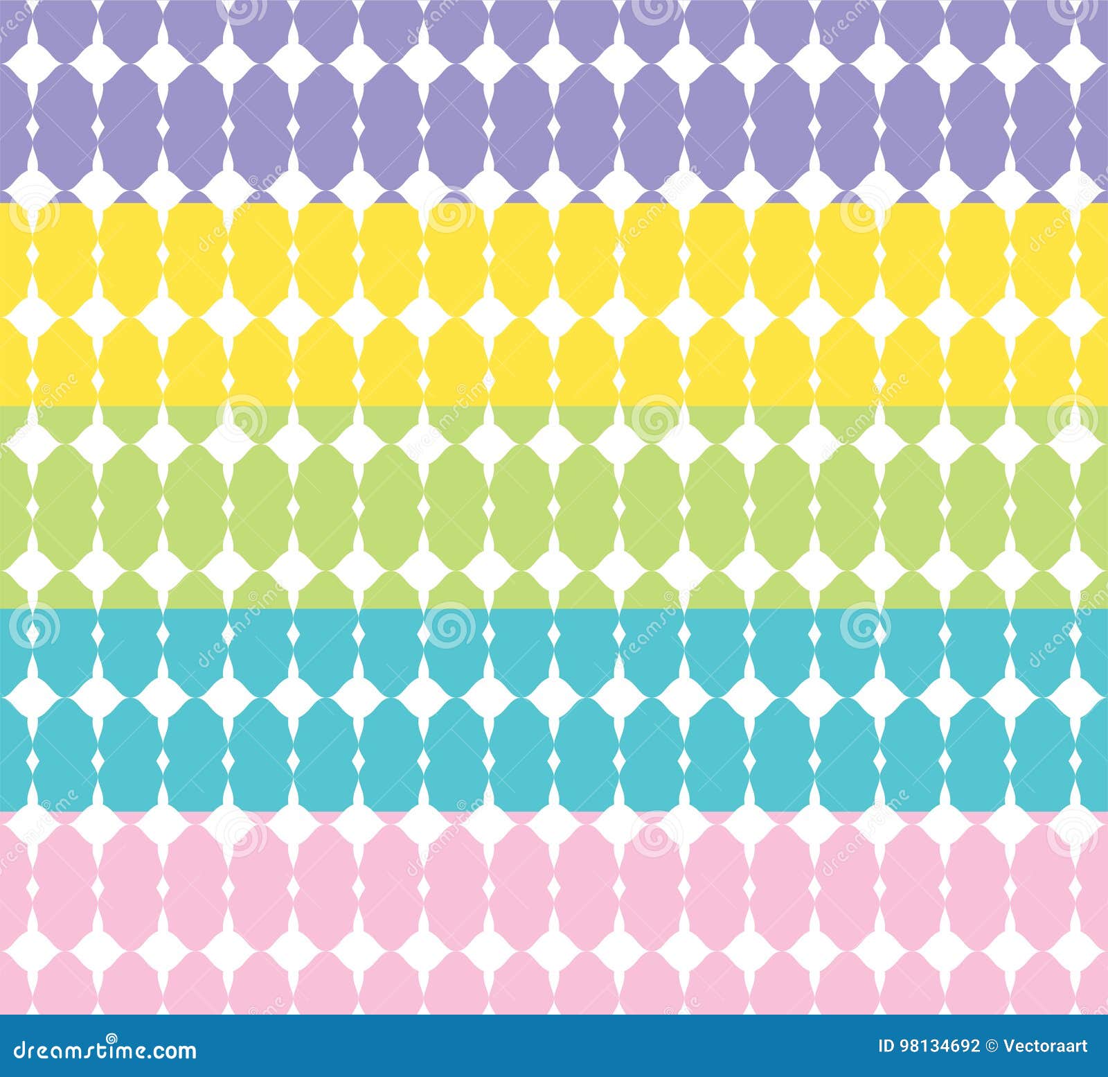 Abstract Shape Seamless Pattern Stock Vector - Illustration of cyan ...