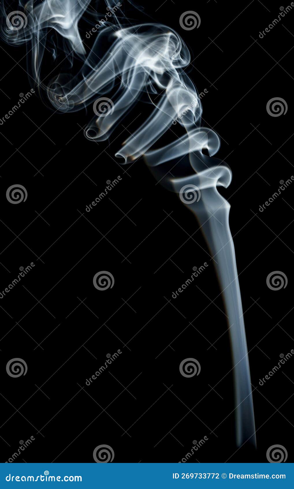 Abstract Shape Smoke on Black Background Stock Photo - Image of black ...