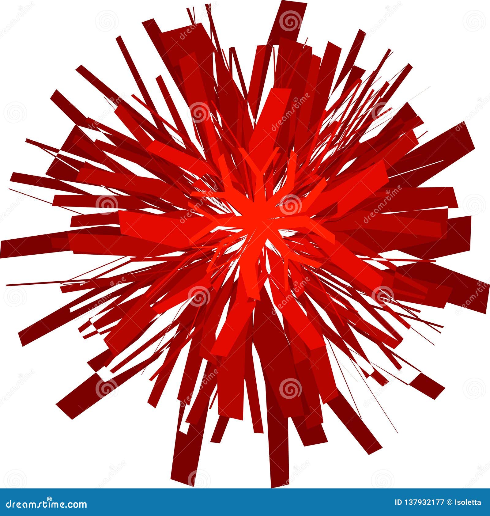 Abstract Shape. Stylized Star. Colorful Graphic Element for Design ...