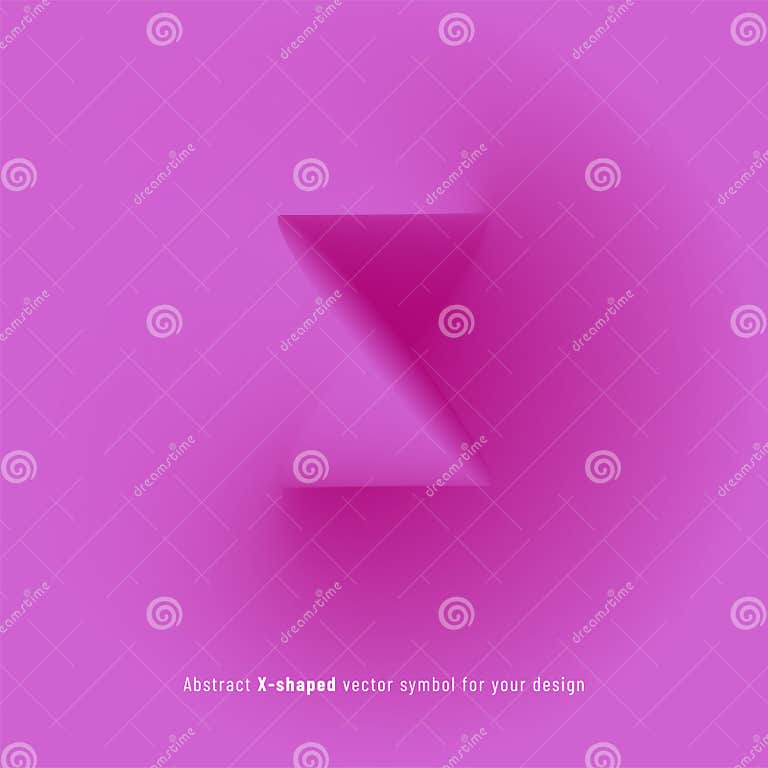 Abstract X-shape Symbol for Your Design Stock Vector - Illustration of ...