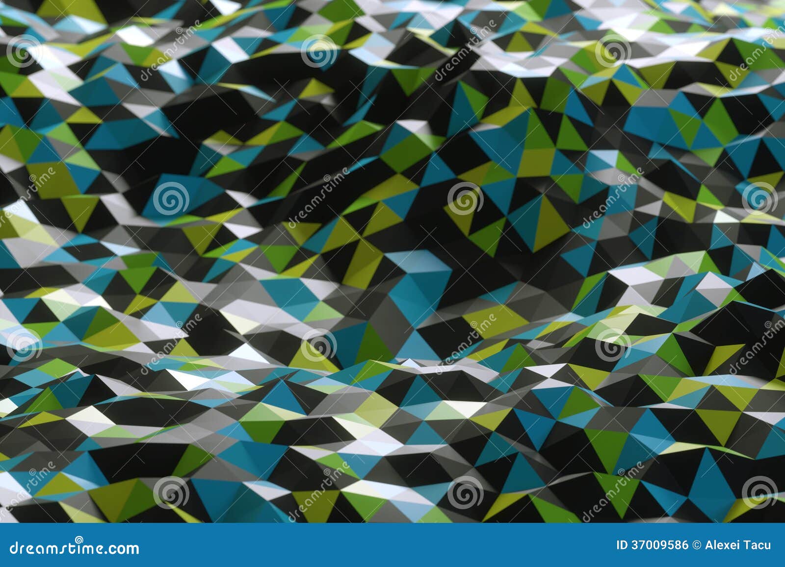 Abstract Shape from Triangles Stock Illustration - Illustration of ...