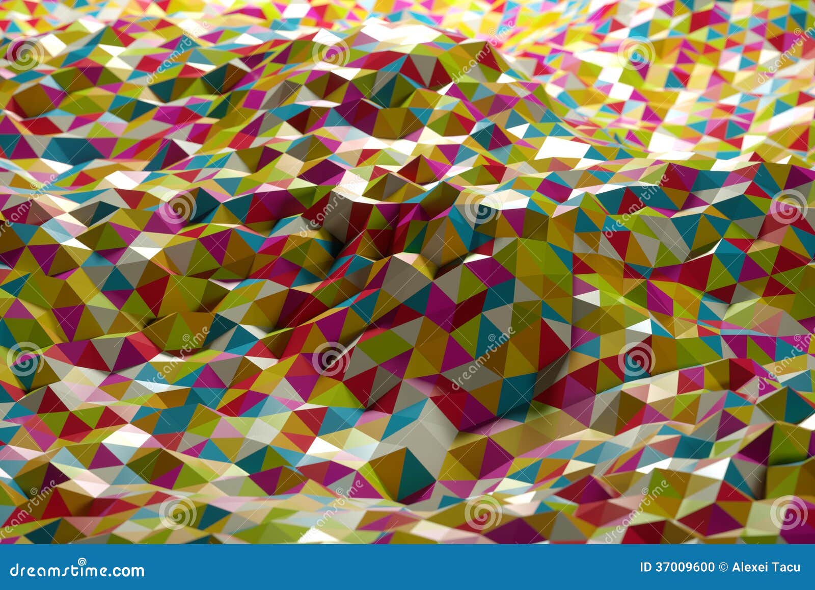 Abstract Shape from Triangles Stock Illustration - Illustration of ...