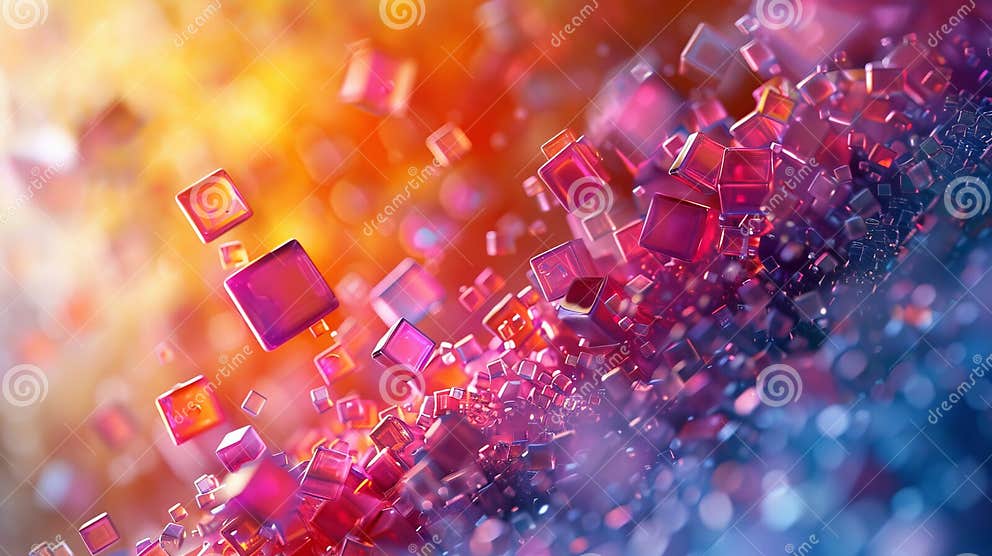 An Abstract Shape, Wallpaper, or Backdrop with a Square Scene for ...