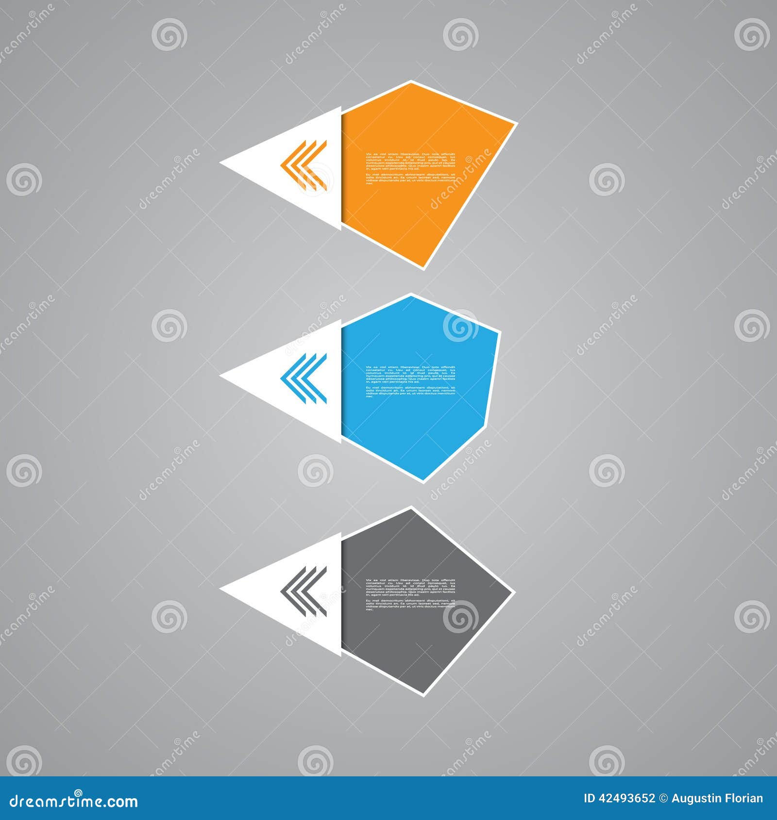 Abstract shaped cards stock vector. Illustration of card - 42493652