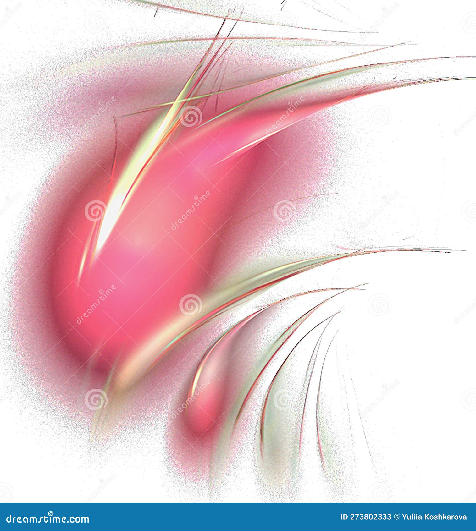 Abstract Shapeless Pink Pattern without Background Stock Image ...