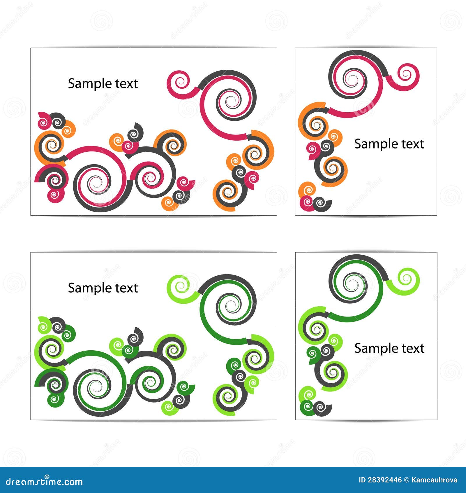 Abstract Shapes - a Card, Background, Image, , Ticket Stock ...