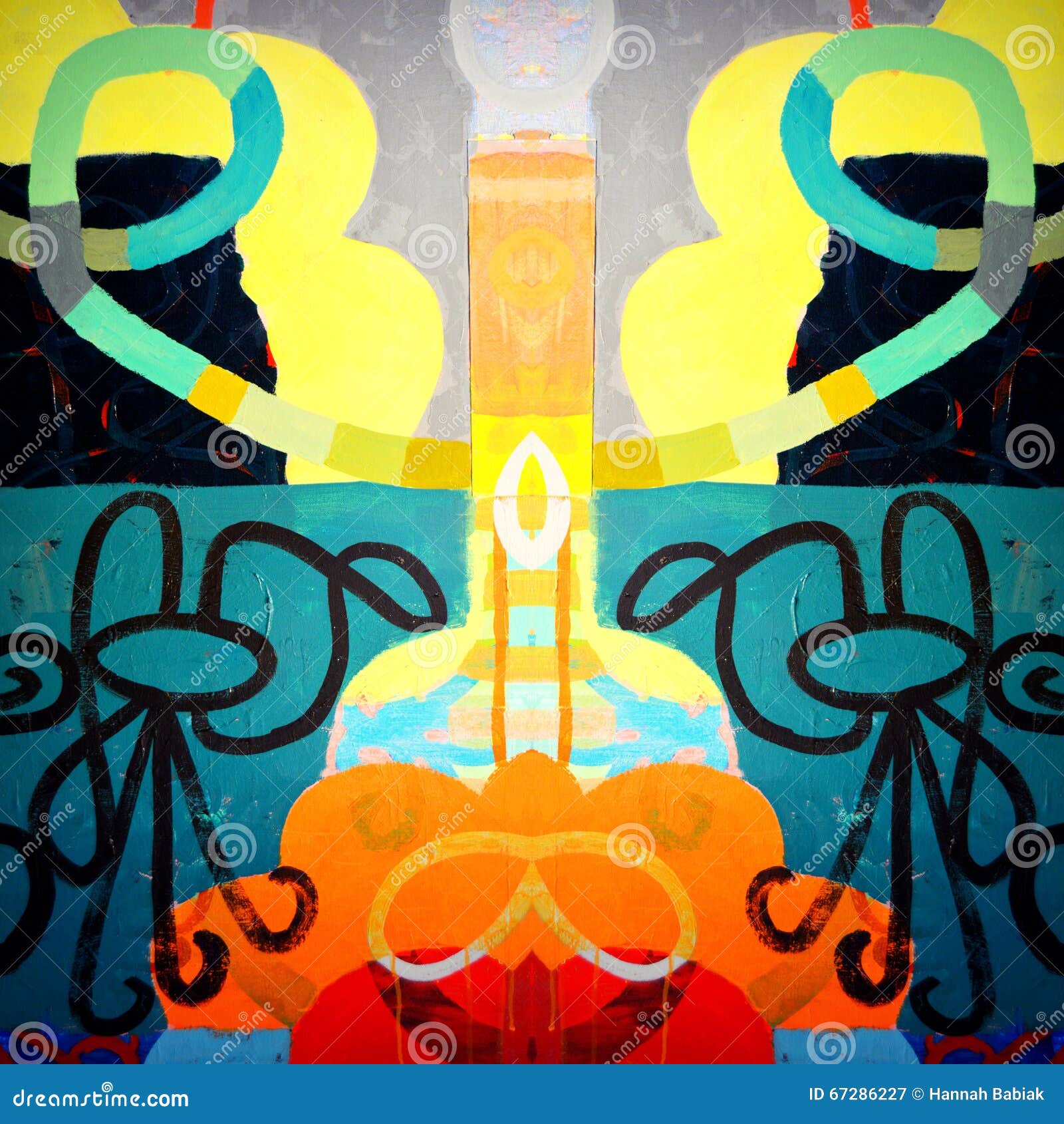 Abstract Shapes and Colors stock image. Image of loops - 67286227