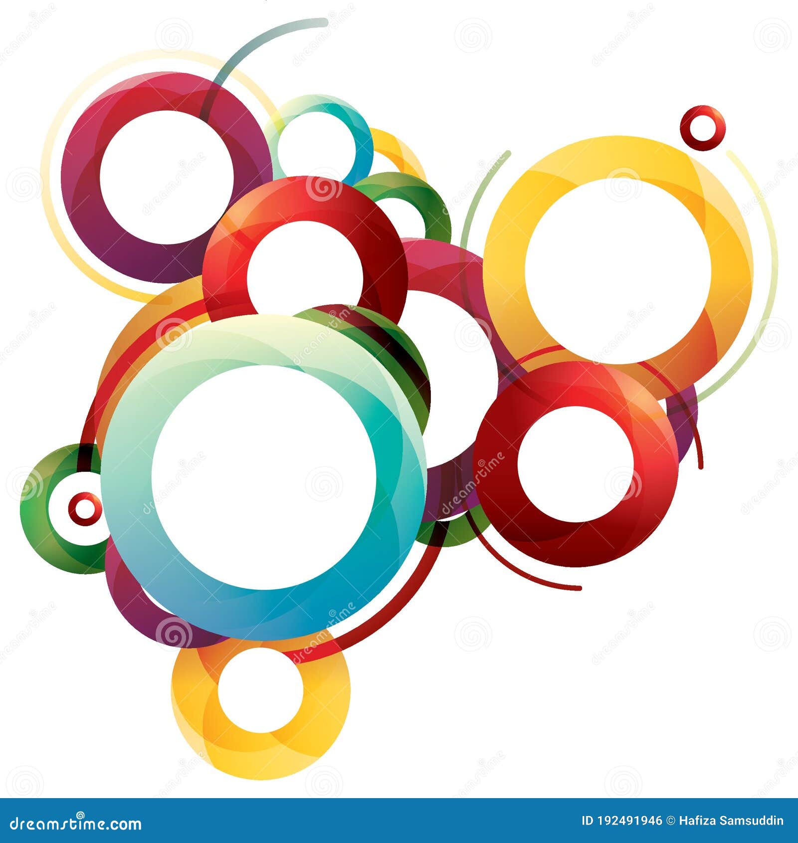 Abstract Shapes Design. Vector Illustration Decorative Design Stock ...