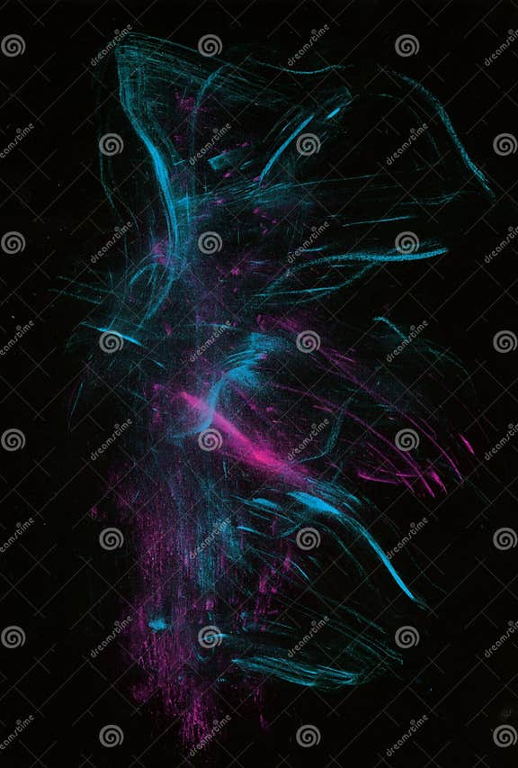 Abstract Shapes and Elements on Black Backgrounds Stock Photo - Image ...