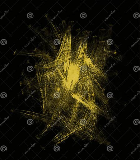 Abstract Shapes and Elements on Black Backgrounds Stock Photo - Image ...