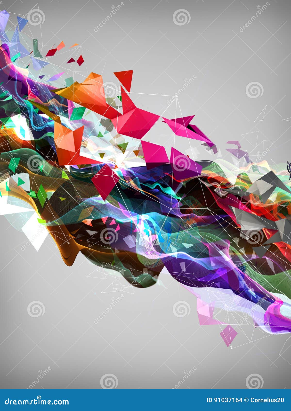 Abstract shapes stock illustration. Illustration of design - 91037164