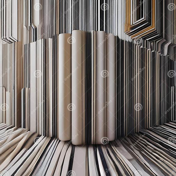 Abstract Shapes and Patterns Shifting and Changing, Creating a Sense of ...