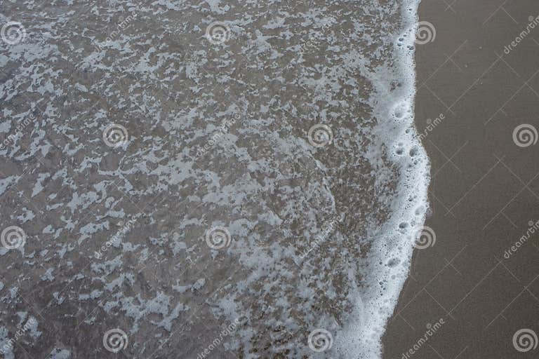 Abstract Shapes, Patterns and Textures of Waves on Beach Sand Stock ...