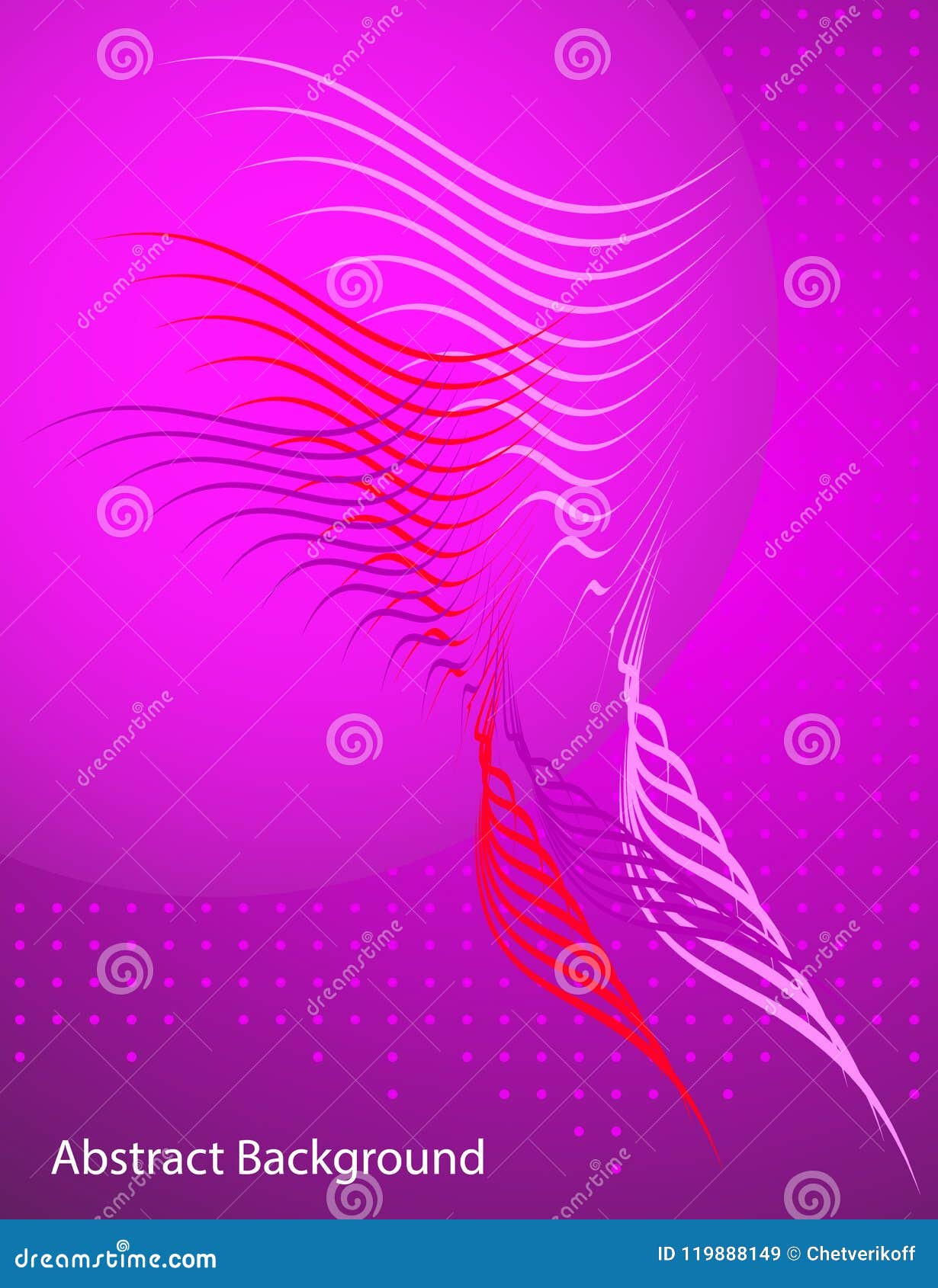 Abstract shapes on a pink stock vector. Illustration of gradient ...