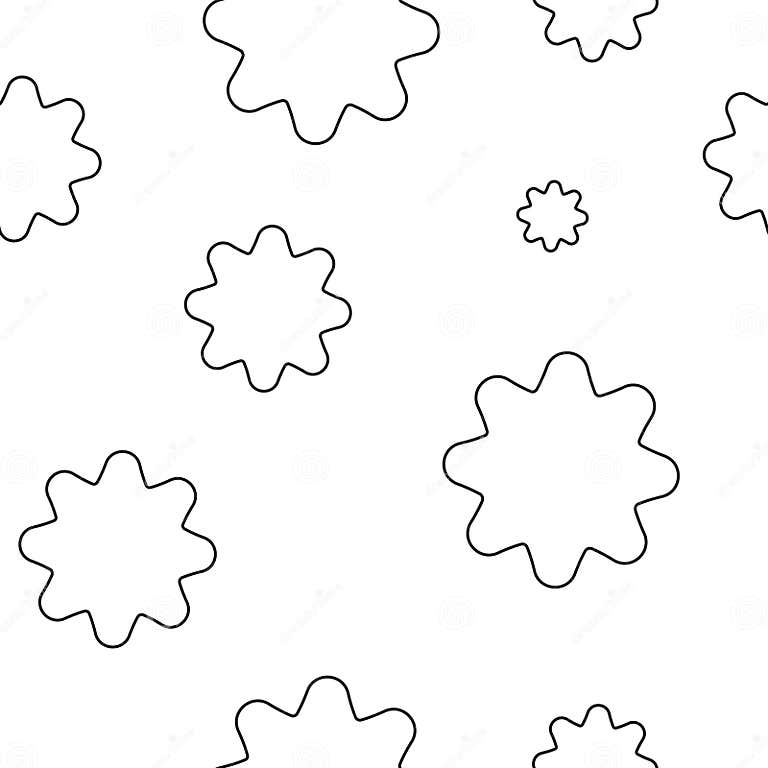 Abstract Shapes, Seamless Repeat Pattern. a Simple, Repeating Element ...