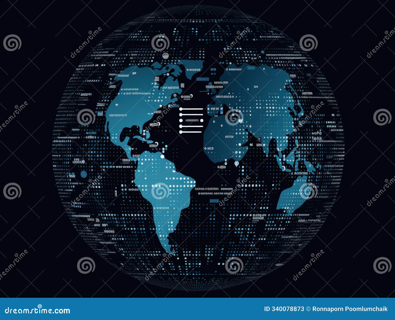 Abstract Shapes in Text, ASCII Art Style Stock Illustration ...