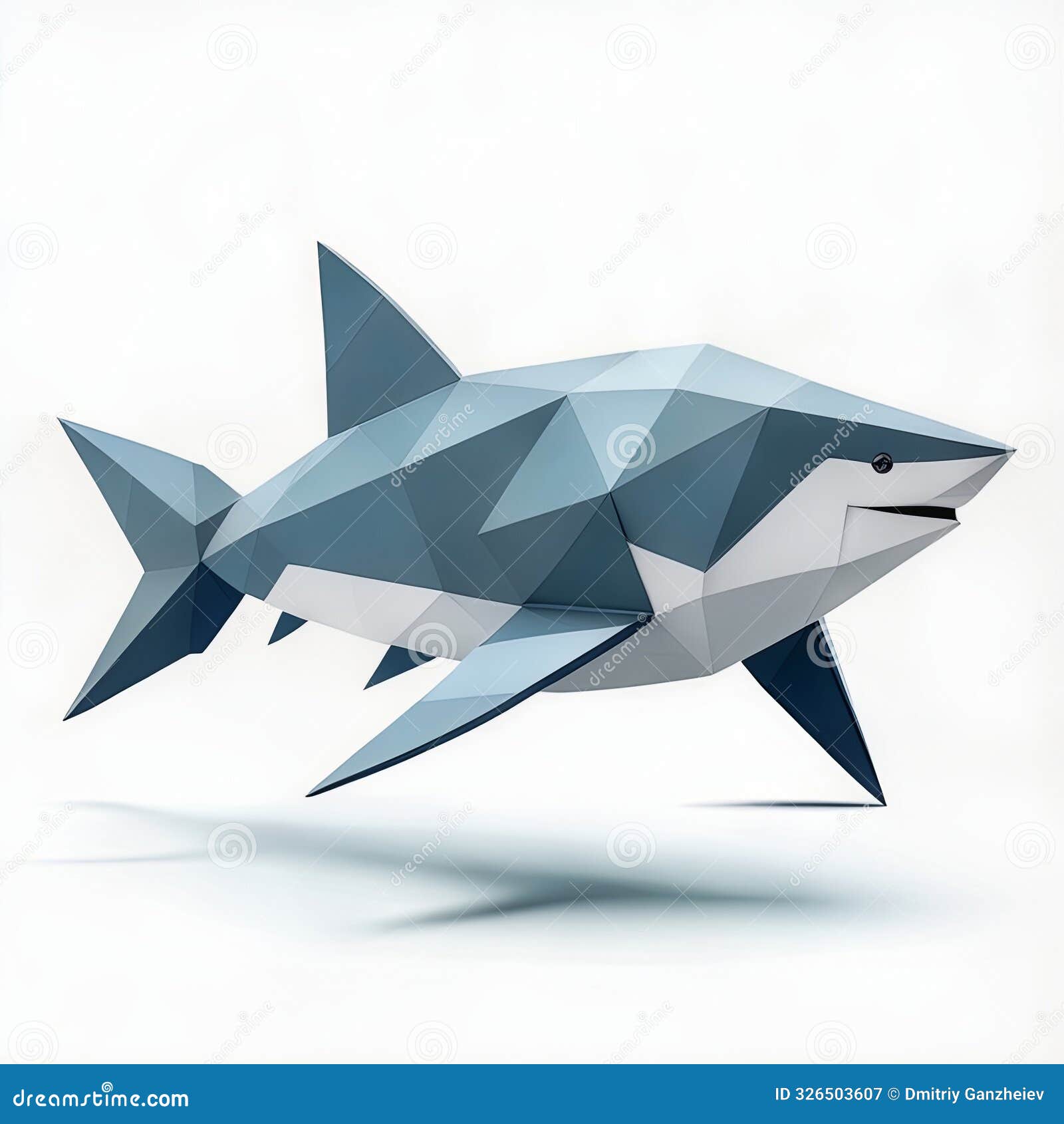Cubist Shark stock illustration. Illustration of artistic - 326503607
