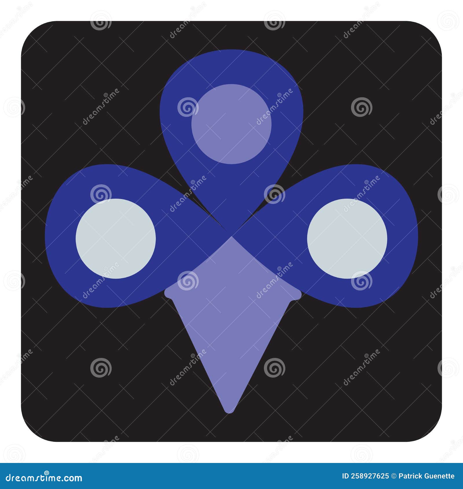 Abstract Sharp Object, Icon Stock Vector - Illustration of crystal ...