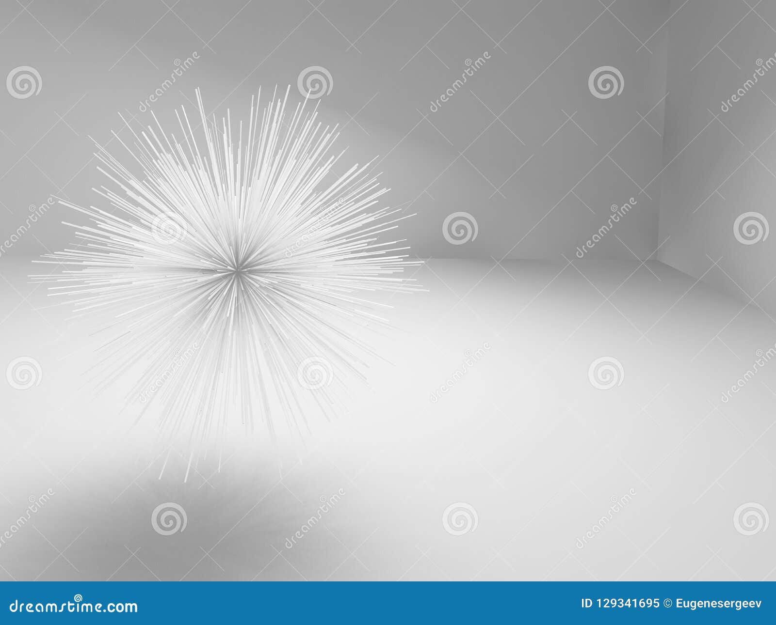 Abstract Sharp Star Shaped White Object Stock Illustration ...