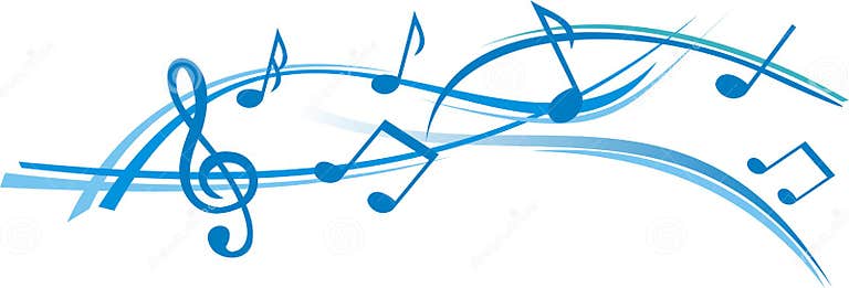 Abstract Sheet of Music with White Background Stock Vector ...