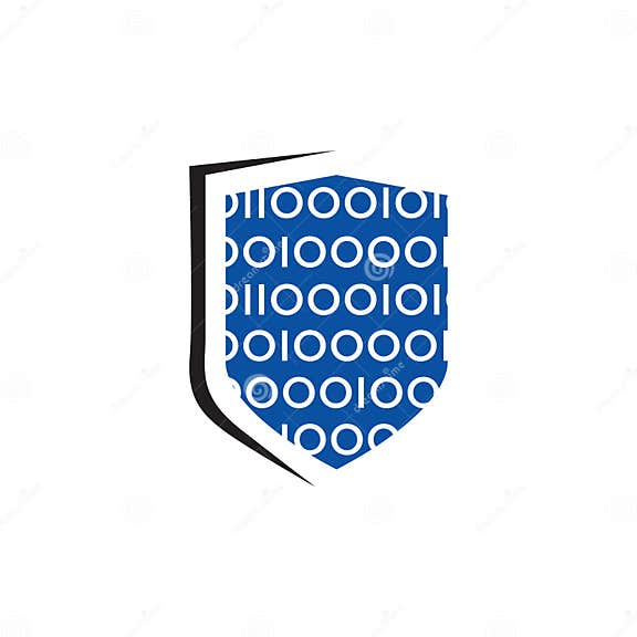 Abstract Shield Logo Vector Icon Symbol of Security Programmer it Tech ...