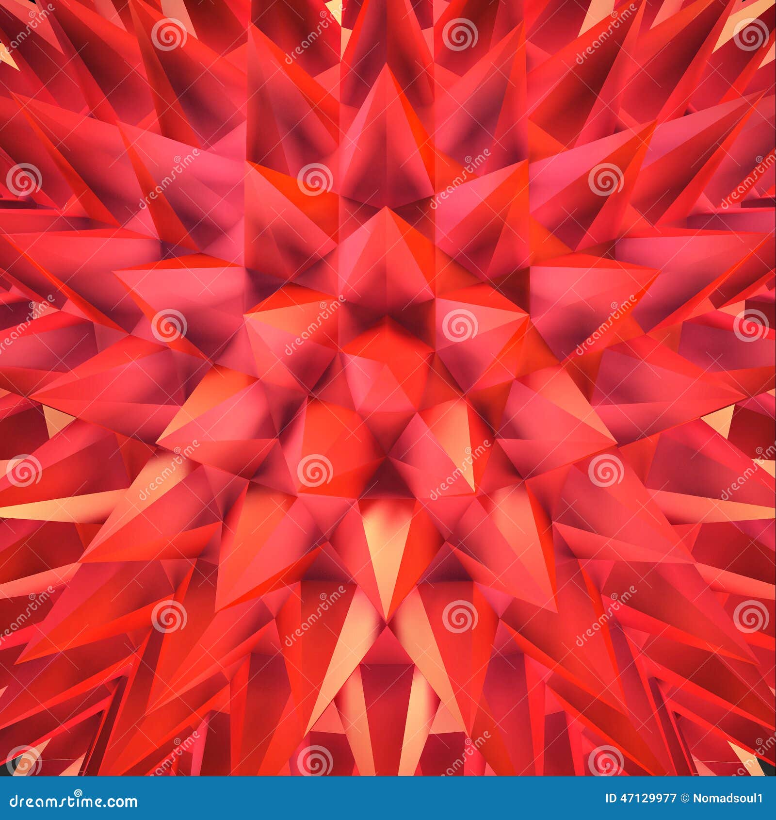 Abstract Shimmering Red Crystals Stock Illustration - Illustration of ...