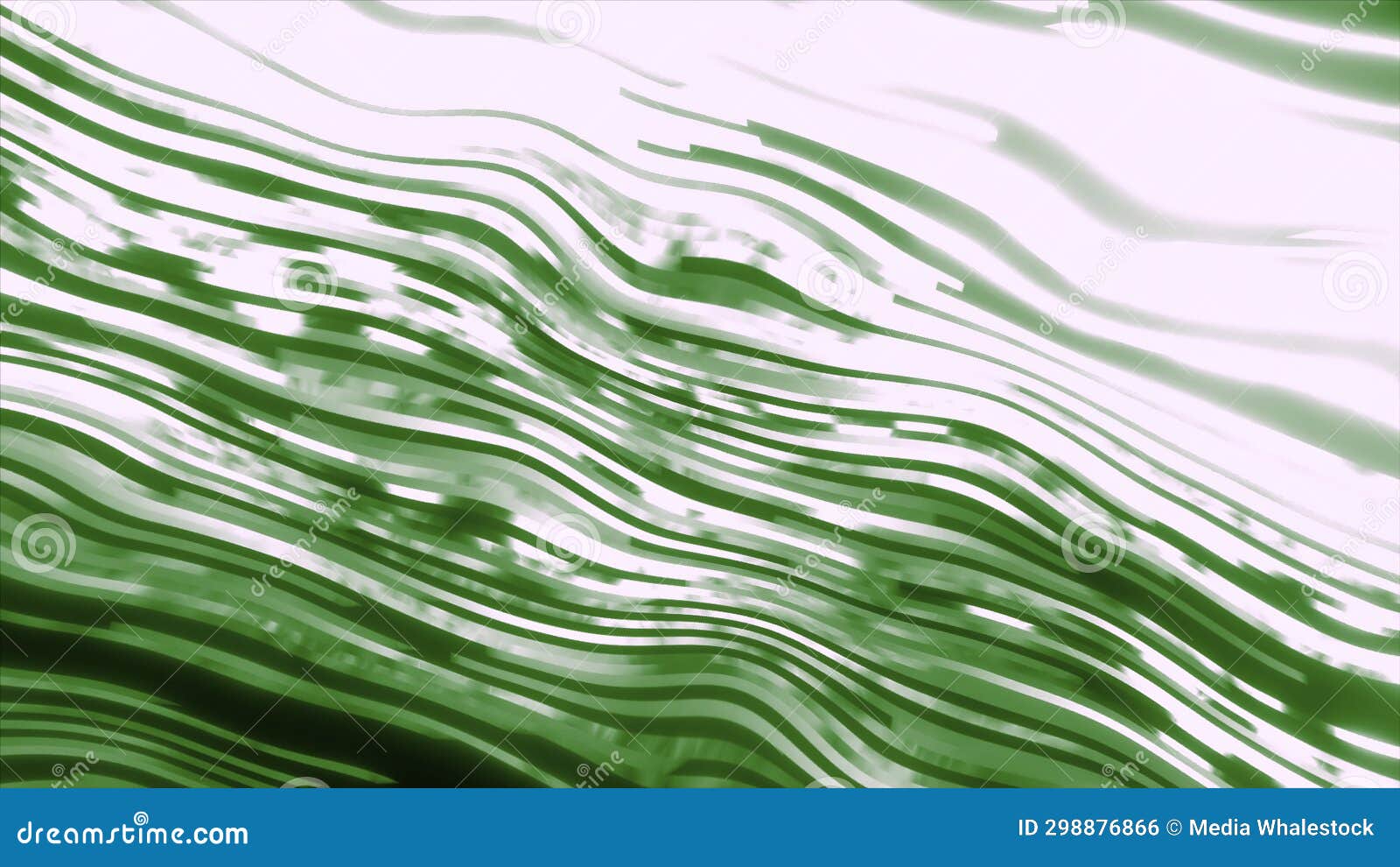 Abstract Shimmering Wavy Background. Motion. Rippling Bending Lines ...