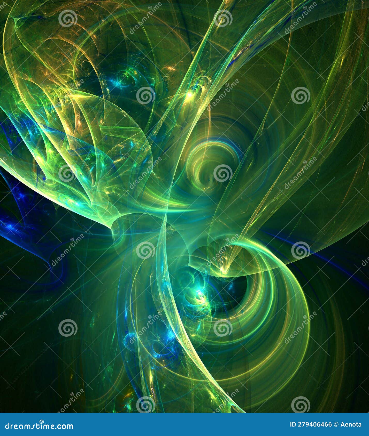 Abstract Shining Background - Fractal Art Stock Illustration ...