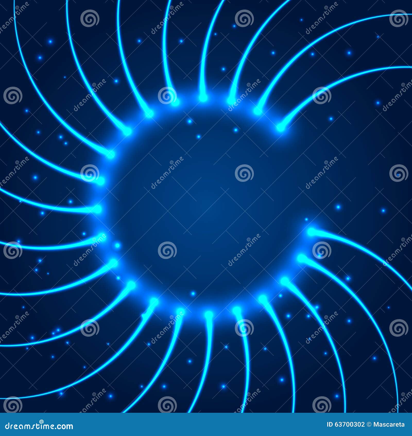 Abstract Shining Circle Vector Illustration Stock Vector - Illustration ...