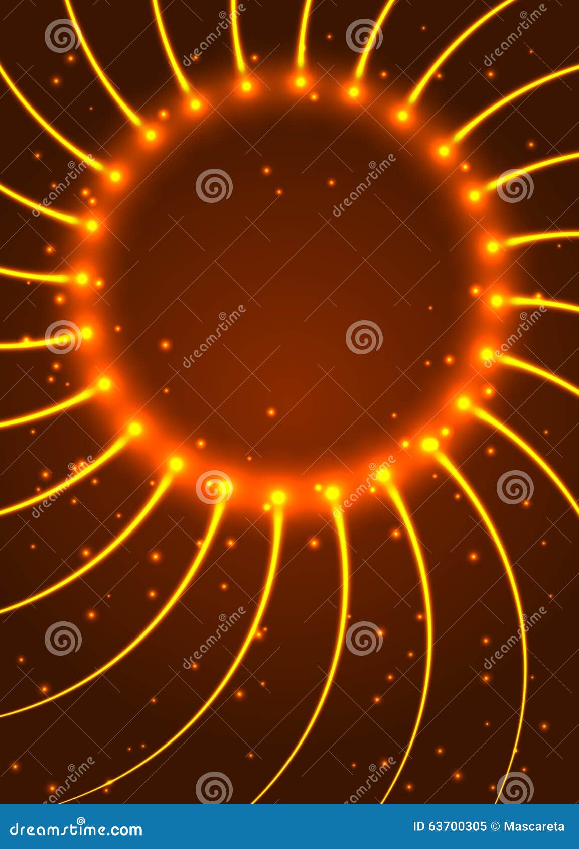 Abstract Shining Circle Vector Illustration Stock Vector - Illustration ...