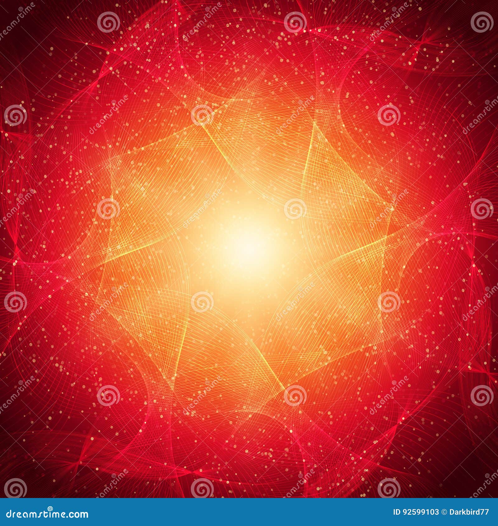 Abstract Shining Sparkle Waves Background Stock Illustration ...