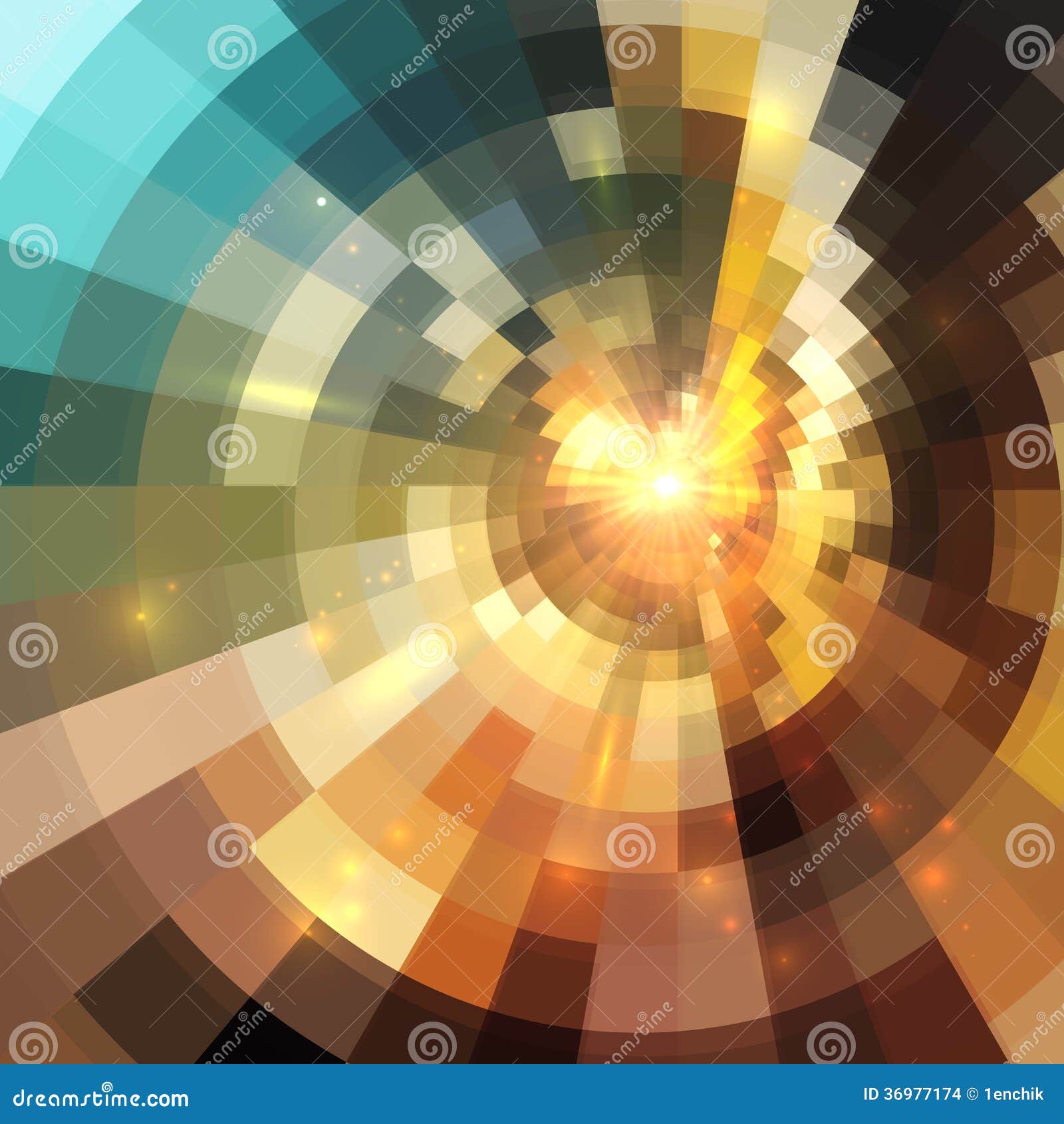 Abstract Shining Vector Mosaic Background Stock Vector - Illustration ...