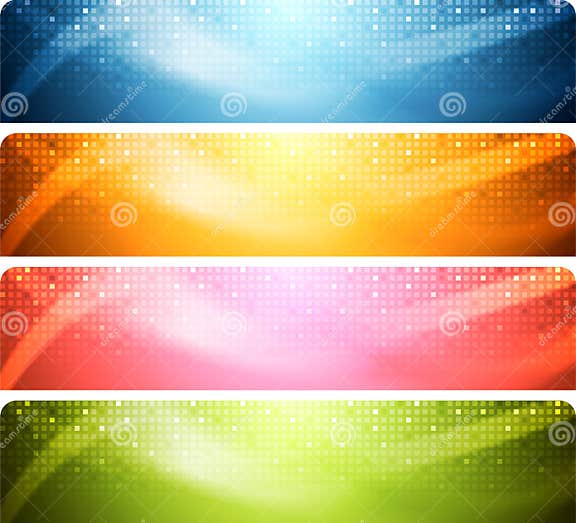 Abstract shiny banners stock vector. Illustration of line - 39291628