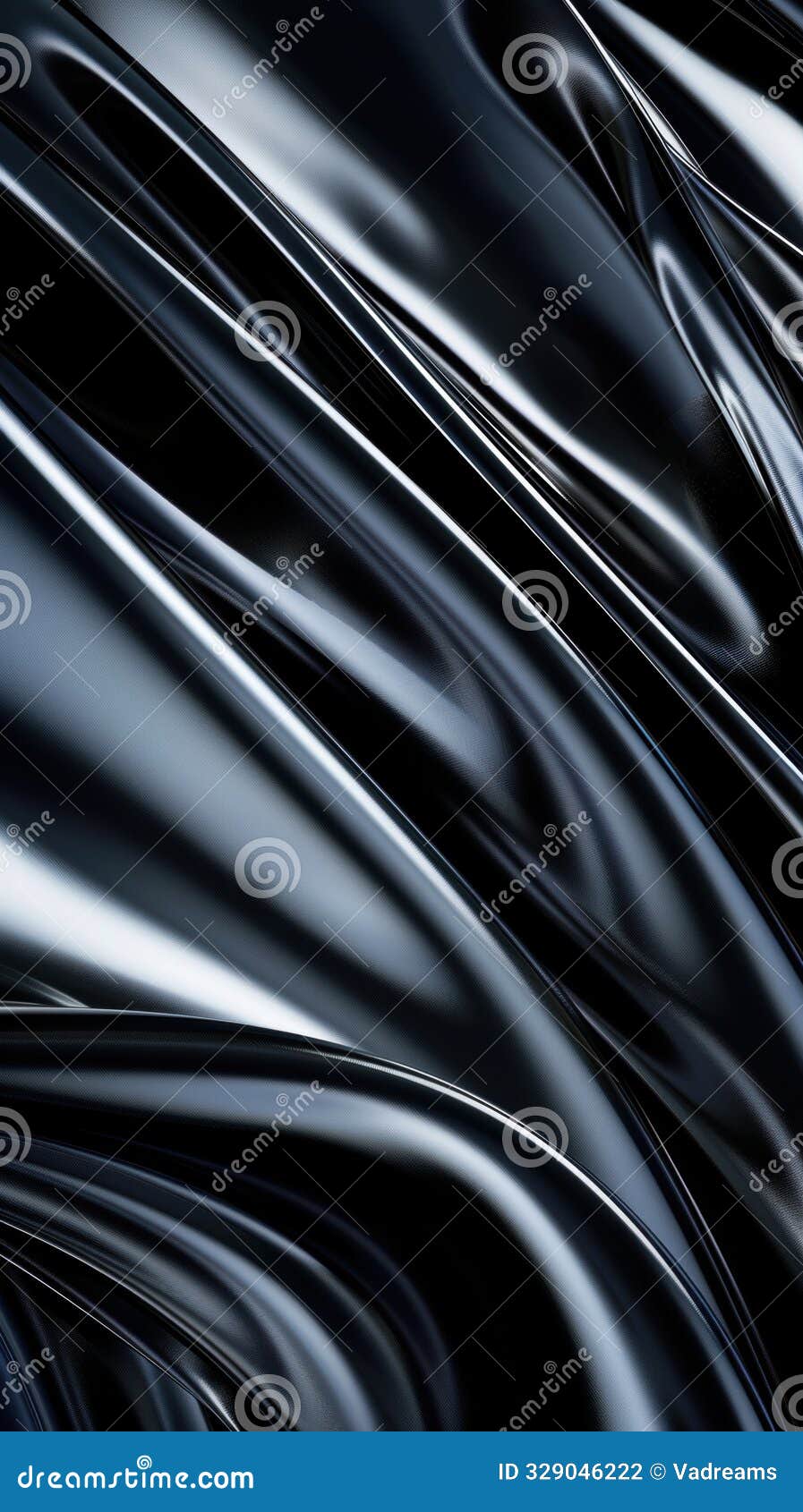 Abstract Shiny Black Metal Background with Curved Lines Stock Photo ...