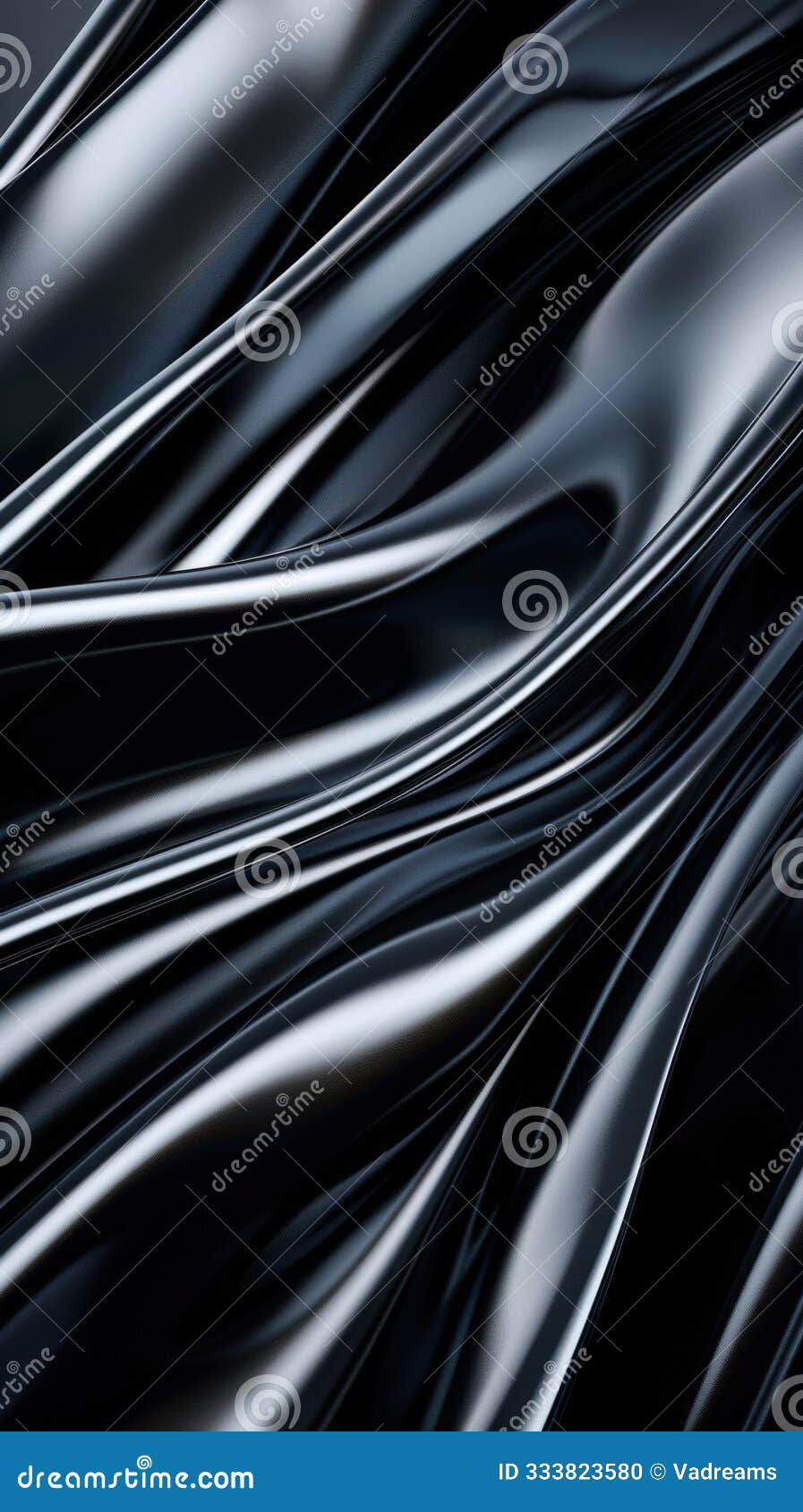 Abstract Shiny Black Metal Background with Curved Lines Stock Photo ...