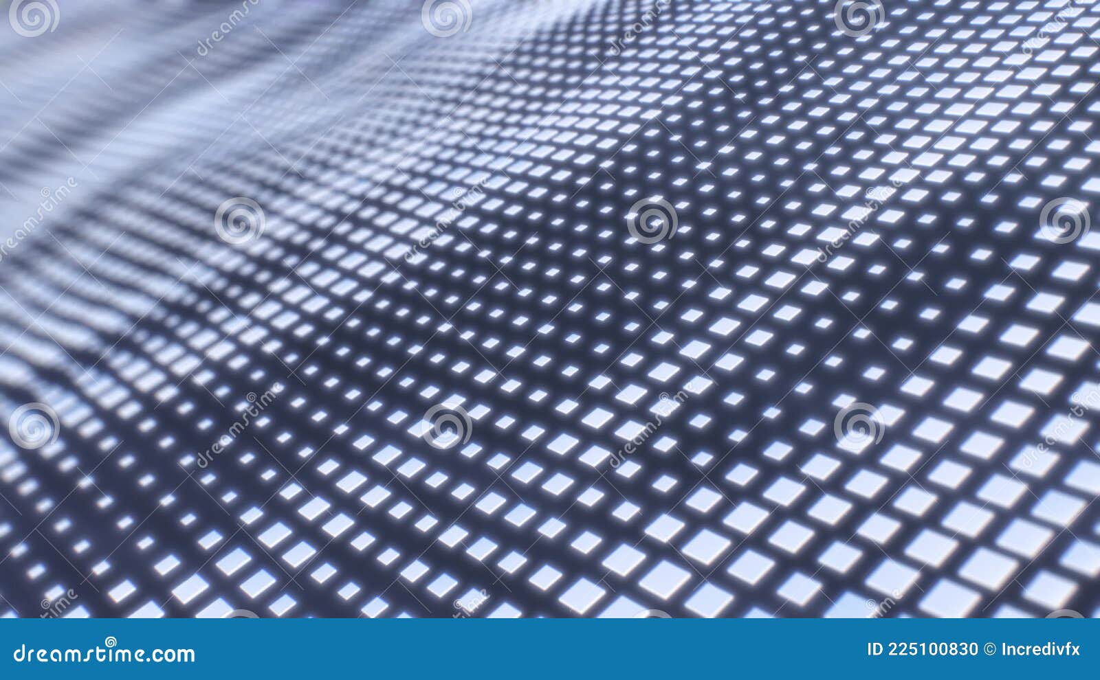 Square Grid Tile Blue Abstract Pattern Color Waves Shape Dots Flow ...