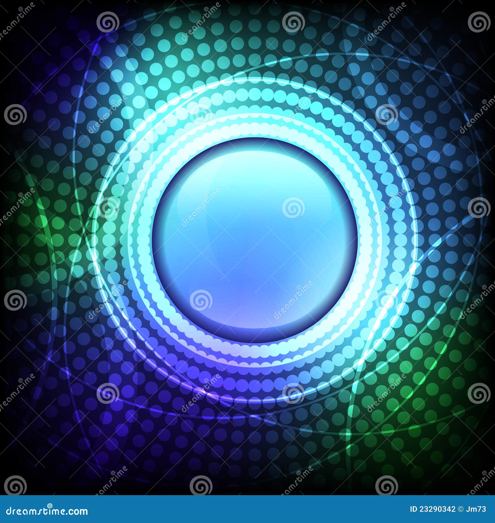 Abstract Shiny Circle Background Stock Vector - Illustration of dark ...
