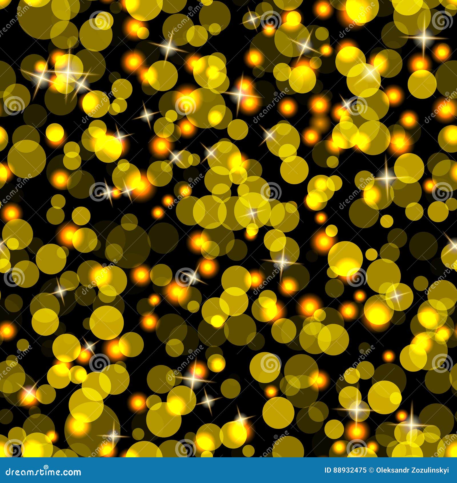 Abstract Shiny Color Gold Glitter Design Element with Glitter and ...