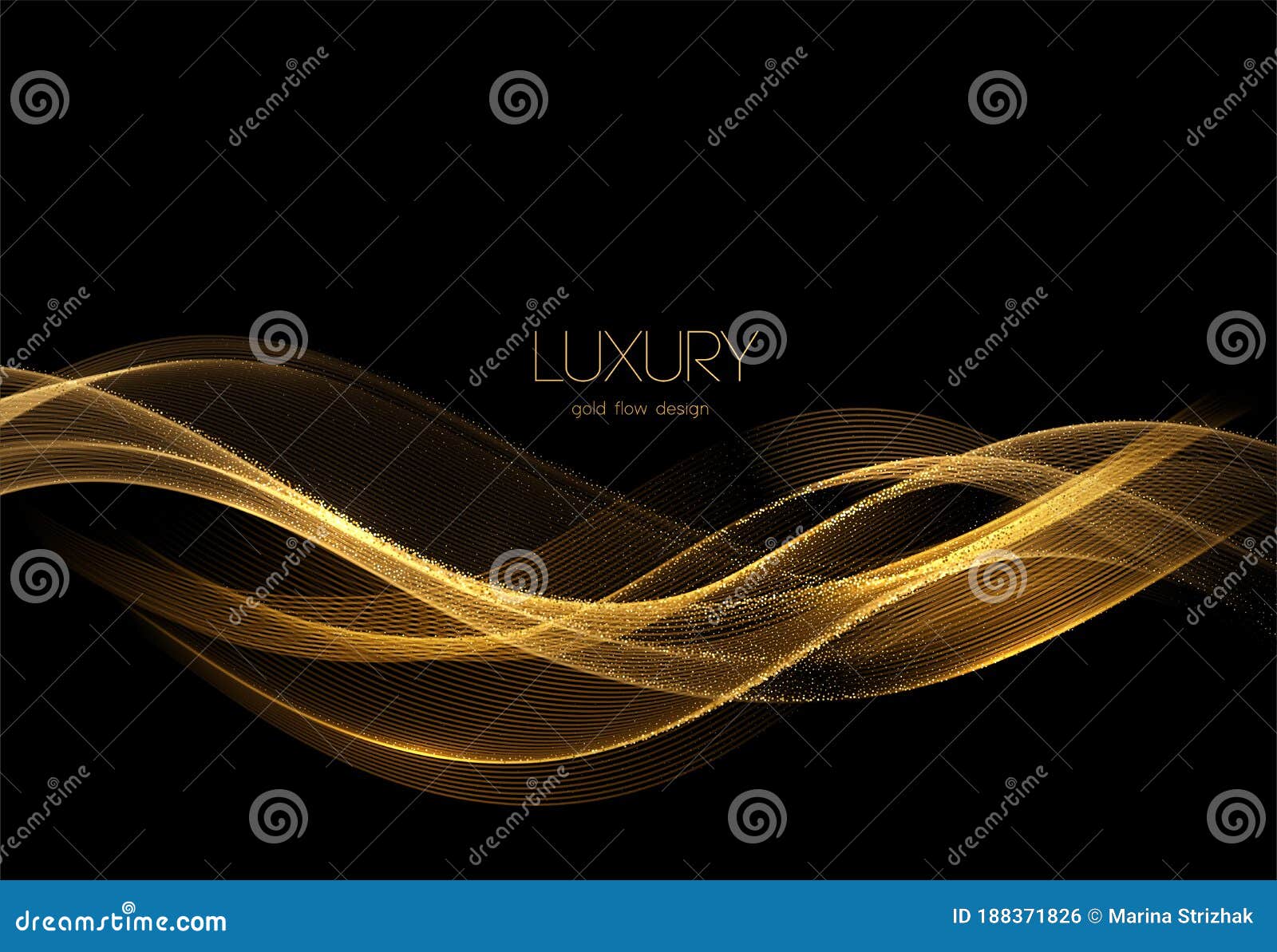 Abstract Shiny Color Gold Wave Design Element Stock Vector ... Abstract Shiny Color Gold Wave Design Element Stock Vector ...