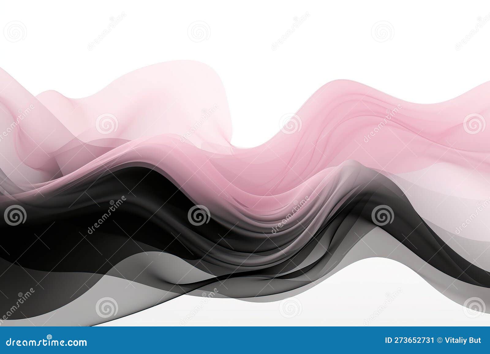 Black Pink White Abstract Wave Acrylic Texture Made with Generative AI ...