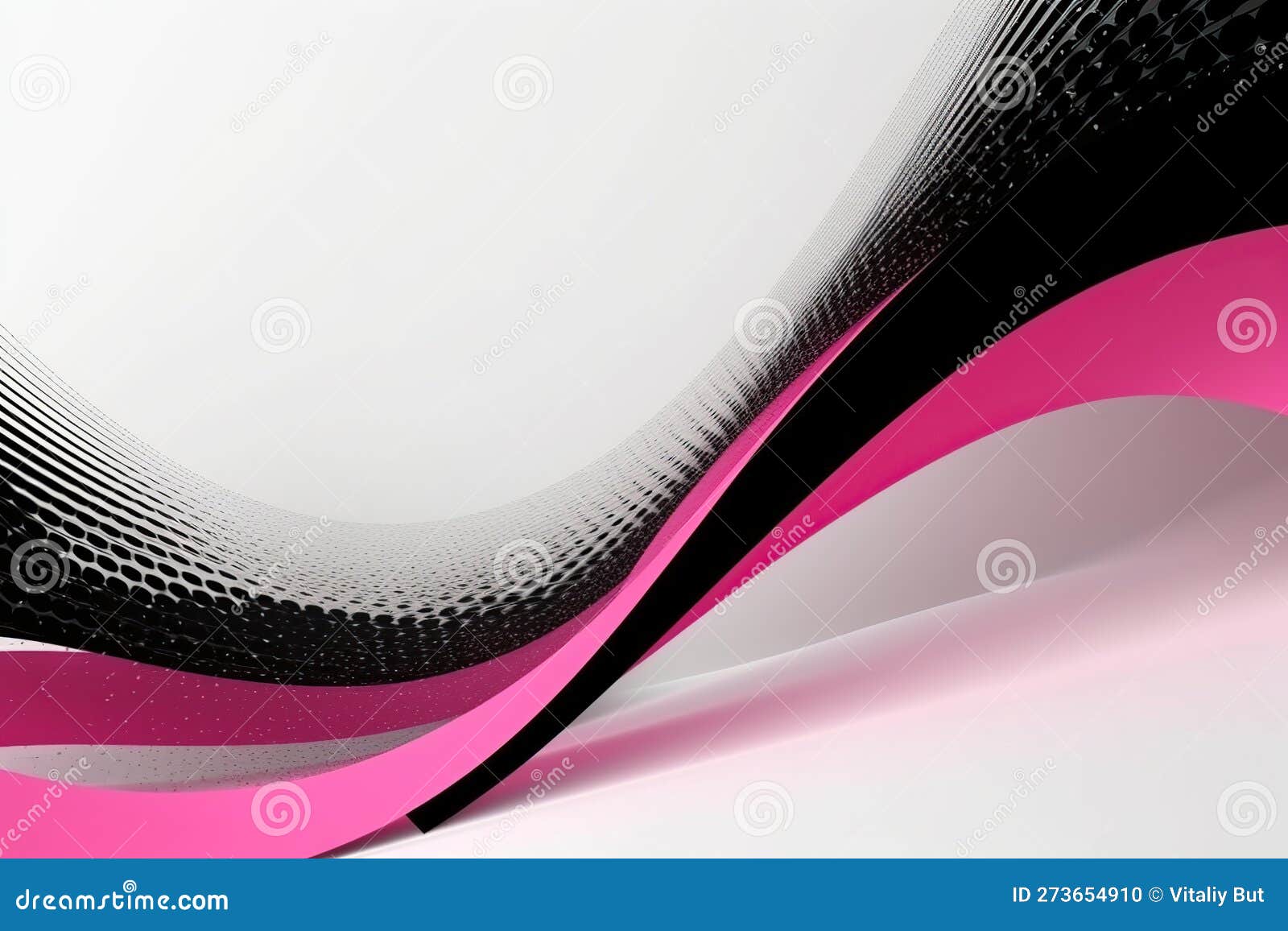 Black Pink White Abstract Wave Acrylic Texture Made with Generative AI ...